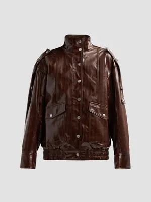 3.1 Phillip Lim Faux-leather Bomber Jacket