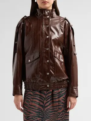 3.1 Phillip Lim Faux-leather Bomber Jacket