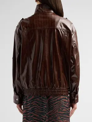 3.1 Phillip Lim Faux-leather Bomber Jacket