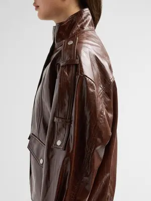 3.1 Phillip Lim Faux-leather Bomber Jacket