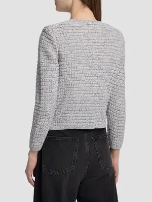 Ba&sh Guspa Ottoman Knit Button-front Cardigan