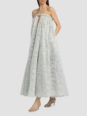 Zimmermann Carousel Metallic Twist Gown
