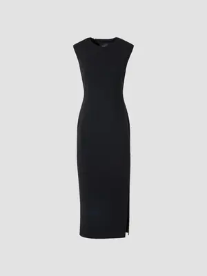 Akris Wool-blend Sheath Midi Dress