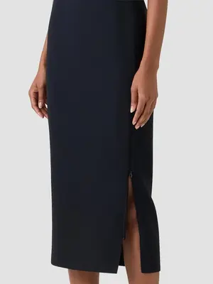 Akris Wool-blend Sheath Midi Dress