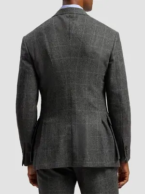 Ralph Lauren Purple Label Glenn Hand-tailored Tick-weave Jacket