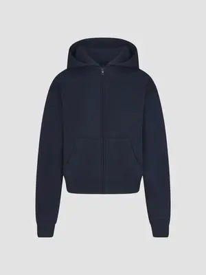 SKIMS Cotton Fleece Zip-up Hoodie