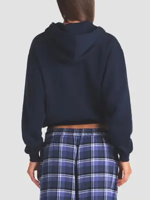 SKIMS Cotton Fleece Zip-up Hoodie