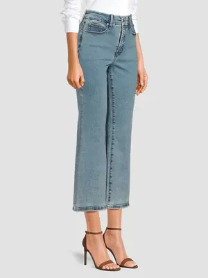 Good American Good Legs Crop Mini Boot Jeans