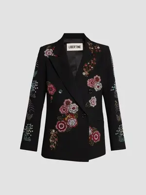Libertine Colette Double-breasted Blazer - Black