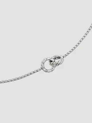 David Yurman Sculpted Cable Linked Necklace In Sterling 9.2mm