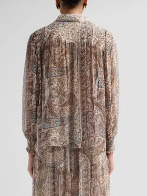 Ba&sh Cleo Paisley Print Shirt