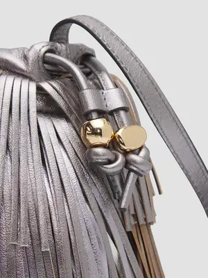 Zimmermann Leather Fringe Crossbody Bag