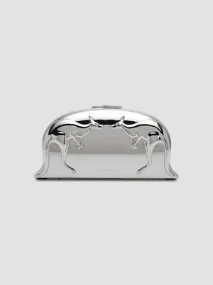ZIMMERMANN Rapture Kangaroo-motif Metallic Clutch