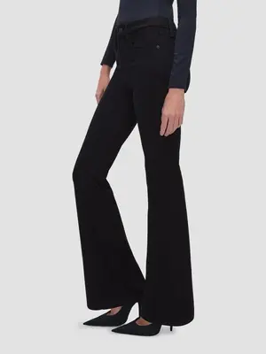 Good American Never Fades Good Legs Flare Jeans