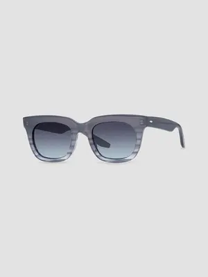 Barton Perreira Samo 49mm Square Sunglasses - Gradient Blue Gradient Blue