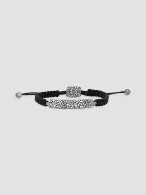 John Varvatos Snakeskin Sterling Slider Bracelet - Silver