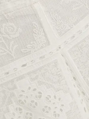 Zimmermann Aster Embroidered Lace Pants