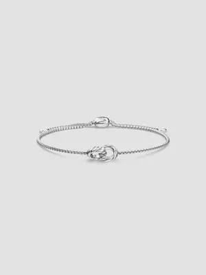 David Yurman Sculpted Cable Chain Bracelet In Sterling 8mm