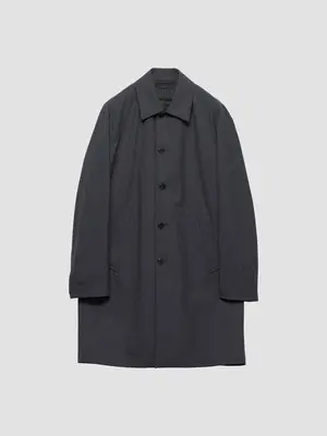 Prada Technical Wool Coat - Grey