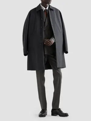 Prada Technical Wool Coat