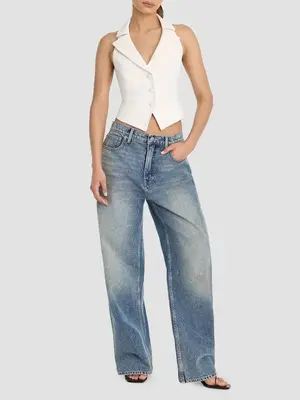 Good American Halter Suit Vest