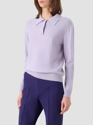 Akris Cashmere Knit Polo Sweater