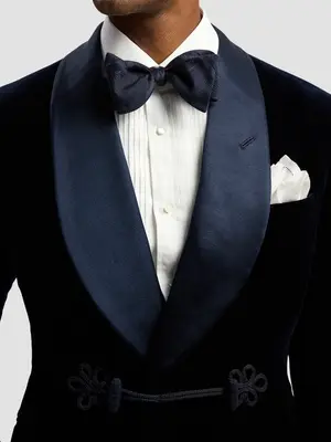 Ralph Lauren Purple Label Plaid Silk-cashmere Bow Tie