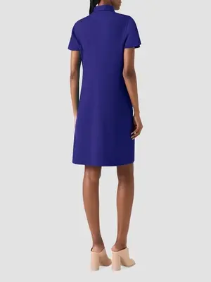 Akris Stretch Cotton-silk Polo Dress
