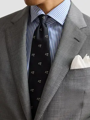 Ralph Lauren Purple Label Martini Cocktail Silk Repp Tie