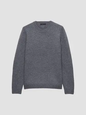 Prada Wool Crewneck Sweater - Grey