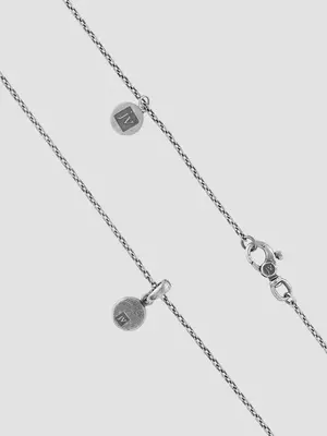 John Varvatos Artisan Sterling Silver Peace Pendant Necklace