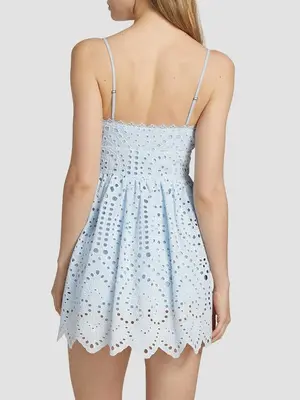 Generation Love Lilia Cotton Eyelet Minidress