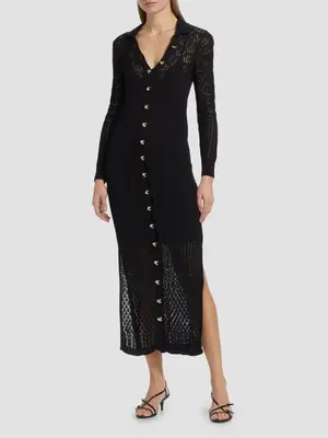 Generation Love Eleni Pointelle Knit Maxi Dress