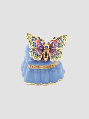 JAY STRONGWATER Emma Mini Butterfly & Heart Box
