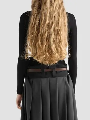 Prada Wool Crew-neck Sweater - Black