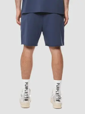 PURPLE BRAND Logo Fleece Shorts