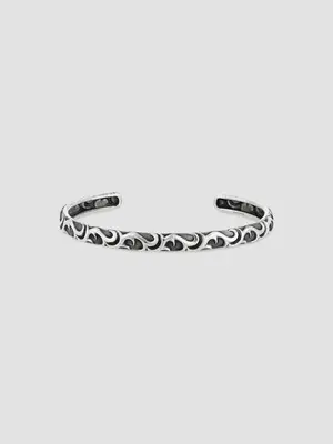 John Varvatos Gothic Sterling Silver Cuff - Grey