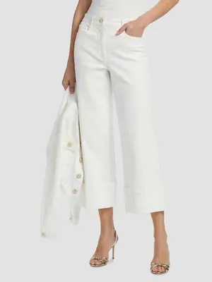 Generation Love Eros High-rise Wide-leg Cuffed Jeans