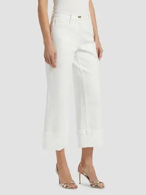 Generation Love Eros High-rise Wide-leg Cuffed Jeans