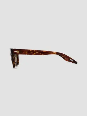 Barton Perreira Frederick 47mm Rectangular Sunglasses - Brown