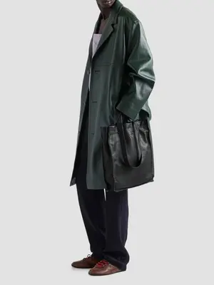 Prada Nappa Leather Tote Bag