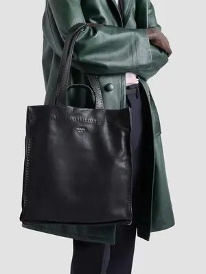 Prada Nappa Leather Tote Bag