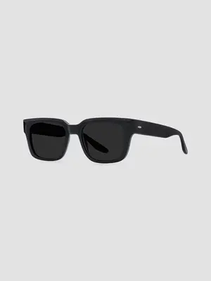 Barton Perreira Zander 52mm Rectangular Sunglasses - Black