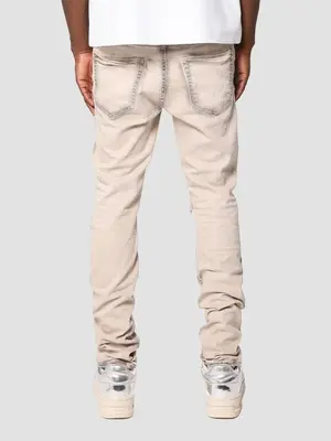 PURPLE BRAND Distressed Stretch Cotton Skinny Jeans