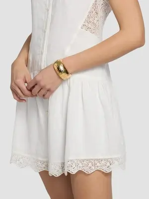 FRAME The Embroidered Day Minidress