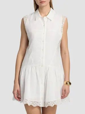 FRAME The Embroidered Day Minidress