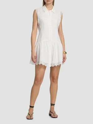 FRAME The Embroidered Day Minidress