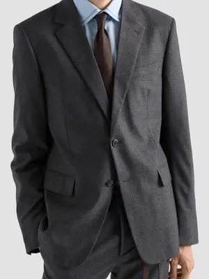 Prada Single Breasted Cashmere Blend Suit
