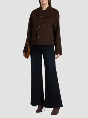LAMARQUE Hania Double-face Wool-blend Jacket
