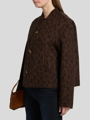 LAMARQUE Hania Double-face Wool-blend Jacket